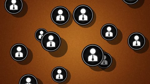 Image Colorful Blocks People Icons Over Stock Photo (Edit Now) 1027909387