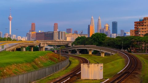 Time Lapse Busy Tracks Train Moving Stock Footage Video (100% Royalty ...