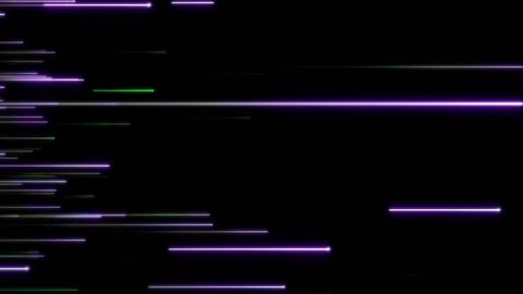 Seamless Loop 2d Animation Glowing Horizontal Stock Footage Video (100% ...