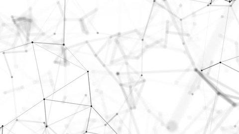 abstract polygonal space dots lines motion Stock Footage Video (100% ...