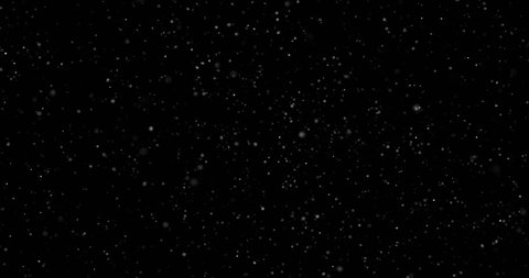 real snow falling isolated on black Stock Footage Video (100% Royalty ...