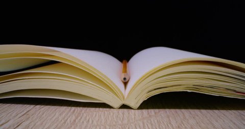 slow motion video old book's page Stock Footage Video (100% Royalty ...