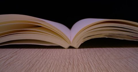 slow motion video old book's page Stock Footage Video (100% Royalty ...