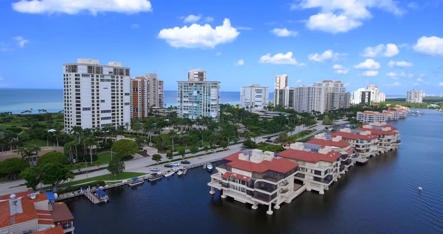 Shoreline and city view of Naples image - Free stock photo - Public ...