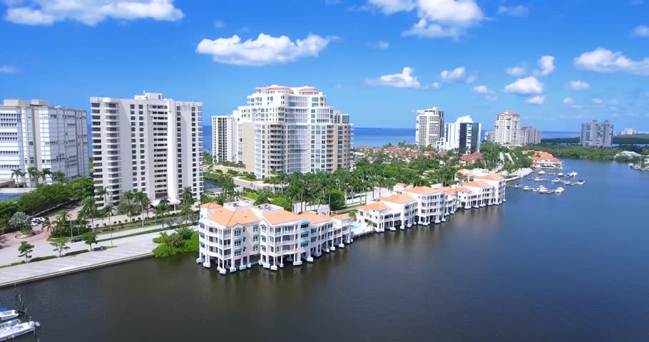 Shoreline and city view of Naples image - Free stock photo - Public ...