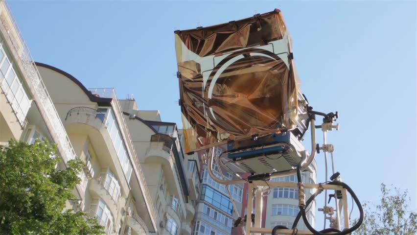 Set Light Film Outdoors Hmi Stock Footage Video (100% Royalty-free ...