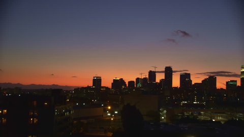 Downtown Los Angeles Sunset Dtla Stock Footage Video (100% Royalty-free ...