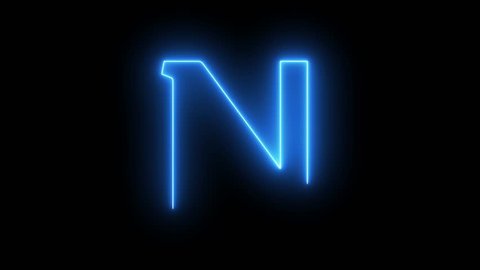 33 Neon blue letter n Stock Video Footage - 4K and HD Video Clips ...