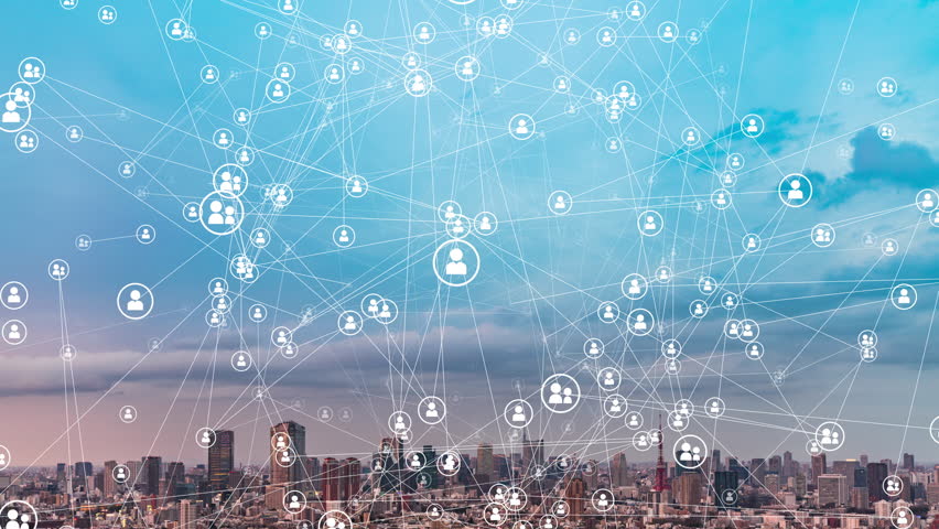 Social Networking Concept. Stock Footage Video (100% Royalty-free ...