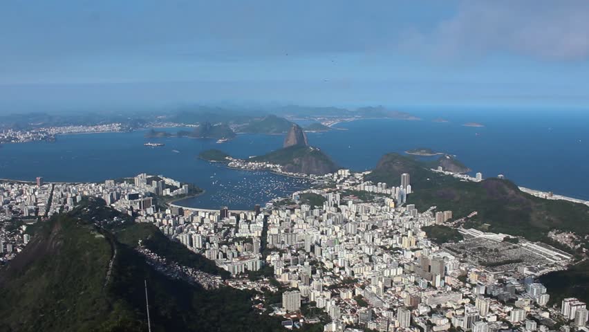 Panoramic view from the top of Sugarloaf Mountain image - Free stock ...