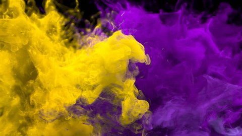 Blue Yellow Color Burst Multiple Colorful: video de stock (totalmente ...