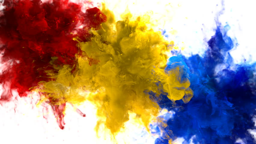 red yellow blue color burst - Stock Footage Video (100% Royalty-free ...