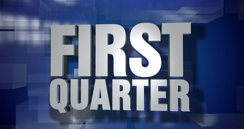 Blue Dynamic 3d First Quarter Sports Stock Footage Video (100% Royalty ...