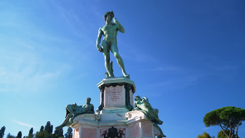 Replica of the Davis Statue, Stock Footage Video (100% Royalty-free ...