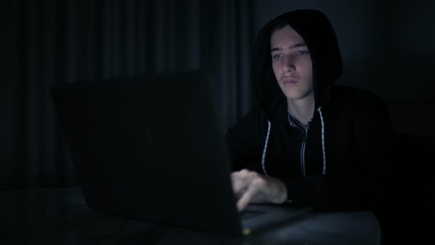 hacker's hacking into computer network young Stock Footage Video (100% ...