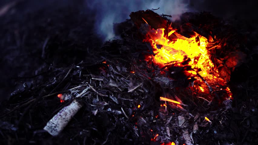 Fire from a Cigarette. Cigarette Stock Footage Video (100% Royalty-free ...