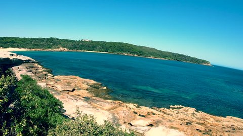 Beach La Perouse Beaches Which Shows Stock Footage Video (100% Royalty ...