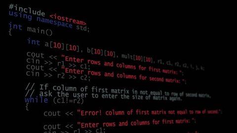 binary code on screen background Stock Footage Video (100% Royalty-free ...