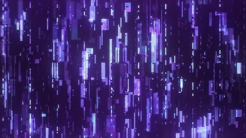 Matrix Digital Rain Purple Stock Footage Video (100% Royalty-free ...