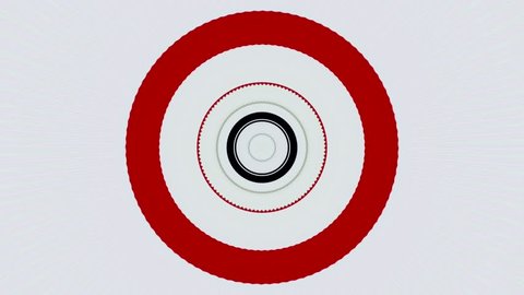 Simple Circle Target Template Bullseye Symbol Stock Vector (Royalty ...