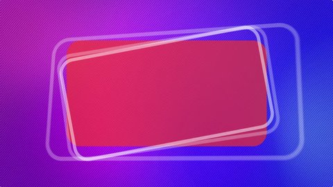 Stylized Solid Elements Flat Animation On Stock Footage Video (100% ...
