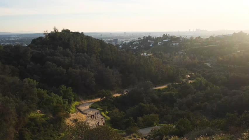 Griffith Park Hiking Trails Stock Video Footage - 4K and HD Video Clips ...