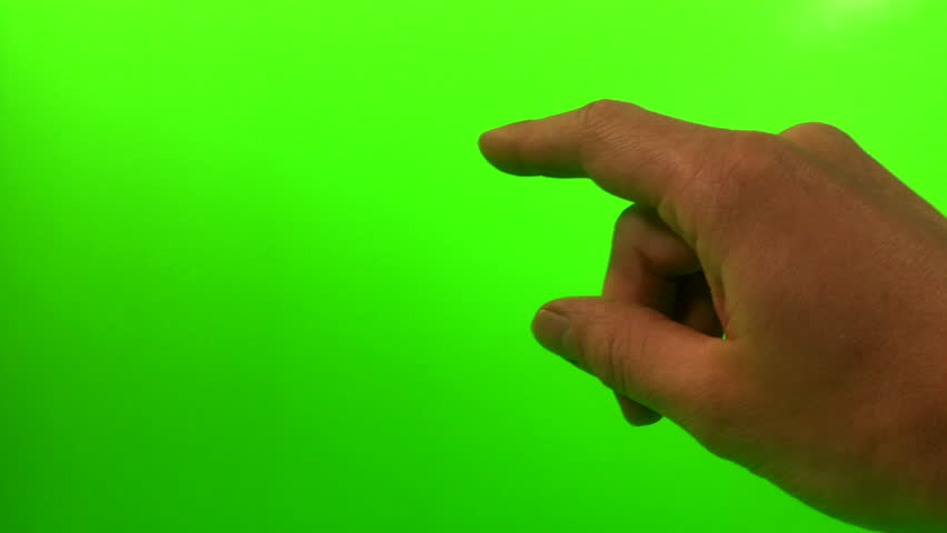 Video Stok hand gestures front green screen used (100% Tanpa Royalti ...