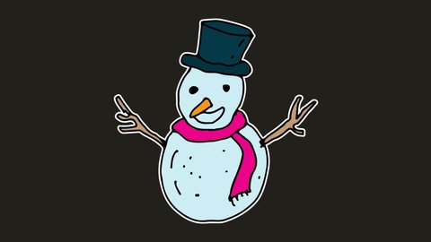 Vector Stock Snowman Strong Muscular Arm Stock Vector (Royalty Free ...