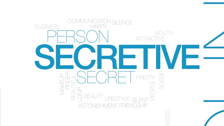 secretive word cloud kinetic typography Stock Footage Video (100% ...
