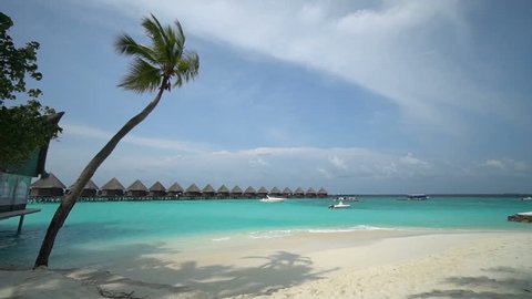 Static View Beautiful Tropical Beach Azure Stock Footage Video (100% ...