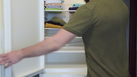 Clothes Fridge Stock Footage Video (100% Royalty-free) 1027976960 ...