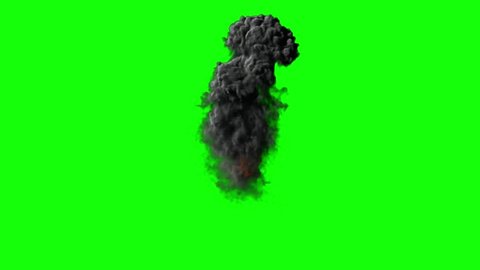 Cg Ground Exploding Green Screen Stock Footage Video (100% Royalty-free ...