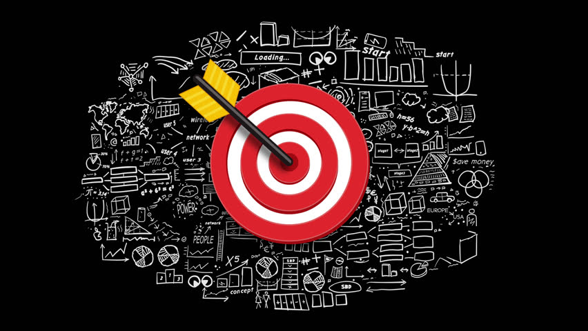 target on infographic background Stock Footage Video (100% Royalty-free ...