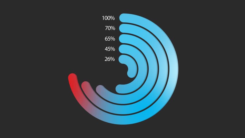 round effect infographic Stock Footage Video (100% Royalty-free ...
