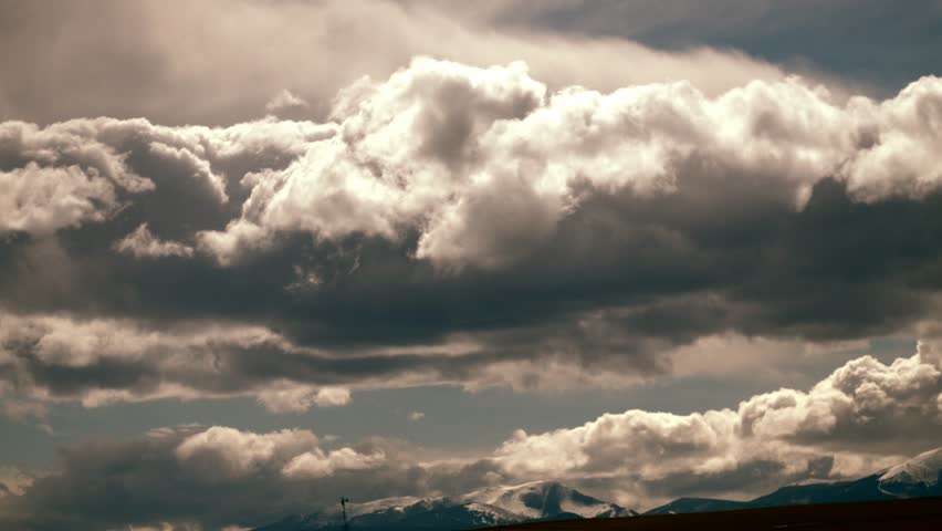 roiling storm cloud time lapse over Stock Footage Video (100% Royalty ...