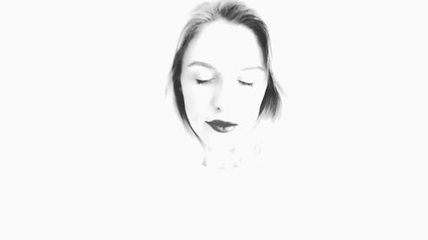 Face Chart Make Artist Woman Face Stock Illustration 1533983255 ...