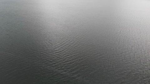 Sea Wave Reflection Water Background Aerial Stock Footage Video (100% ...