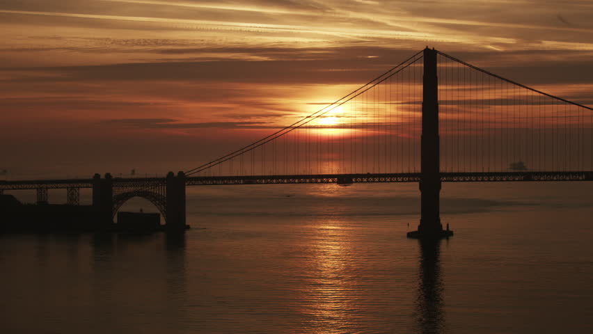 Aerial View of Fort Point Stock Footage Video (100% Royalty-free ...