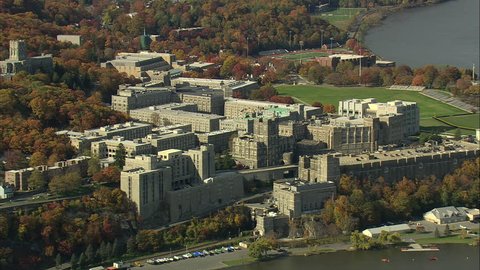 Aerial United Stateswest Point Military Academy Stock Footage Video ...