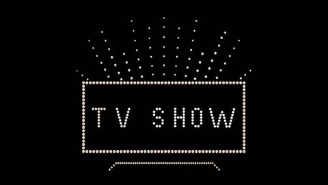 Tv Show Text Sign Seamless Loop Stock Footage Video (100% Royalty-free ...