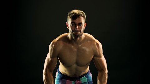 Bearded Bodybuilder Dressed Tank Top Stock Photo (Edit Now) 759510154