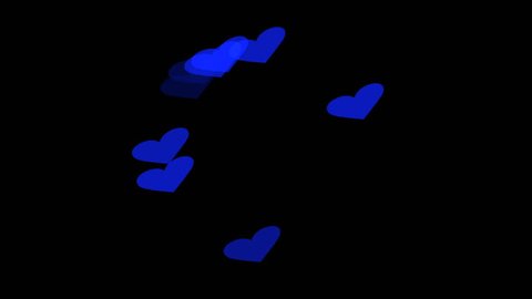 like heart icons pop flow animation Stock Footage Video (100% Royalty ...