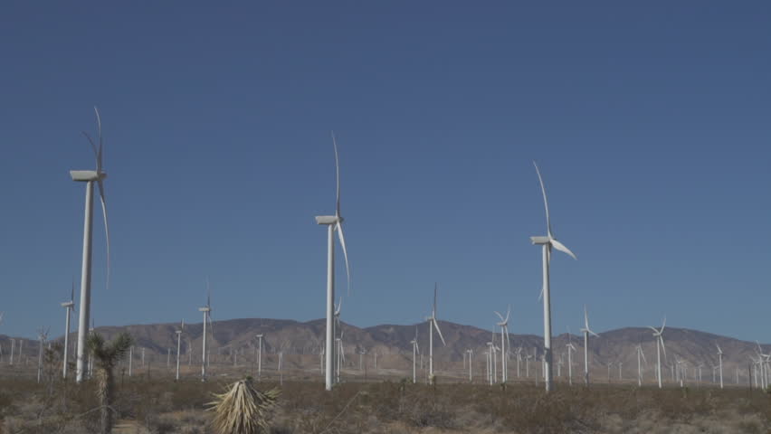 California Alta Wind Energy Center Stock-video (100 % royaltyfri ...