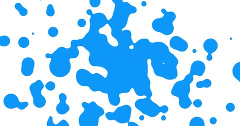 Abstract Flat Liquid 2d Animation Stock Footage Video (100% Royalty ...
