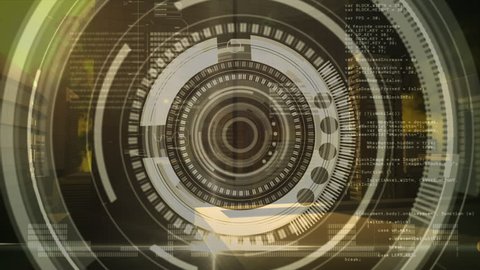 Digital Animation Focusing Lens Concept Using Stock Footage Video (100% ...