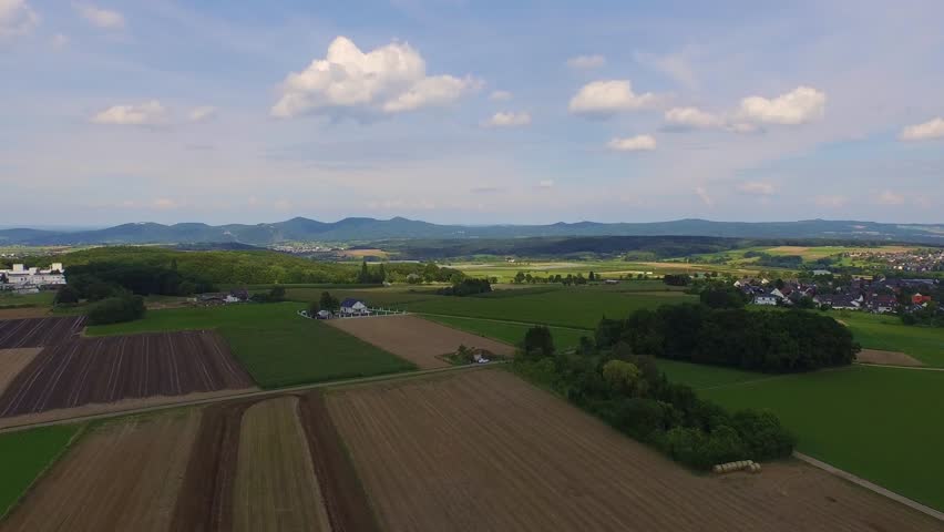 German Landmarks, Farms and Green Stock Footage Video (100% Royalty ...