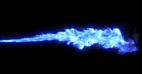 Stream Blue Magic Fire Like Flamethrower Stock Footage Video (100% ...