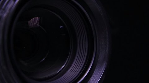 Diaphragm Blades Fixed Lens Opening Closing Stock Footage Video (100% ...