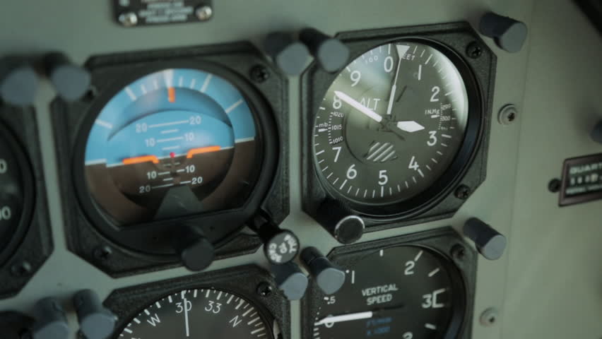 extreme close-up still shot aircraft's cockpit Stock Footage Video (100 ...