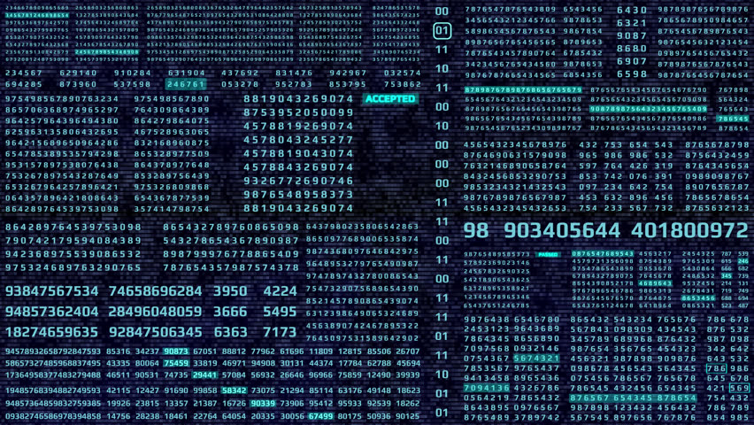 Hud Futuristic Digital Encoder Decoder Stock Footage Video (100% Royalty-free) 1028717123 ...